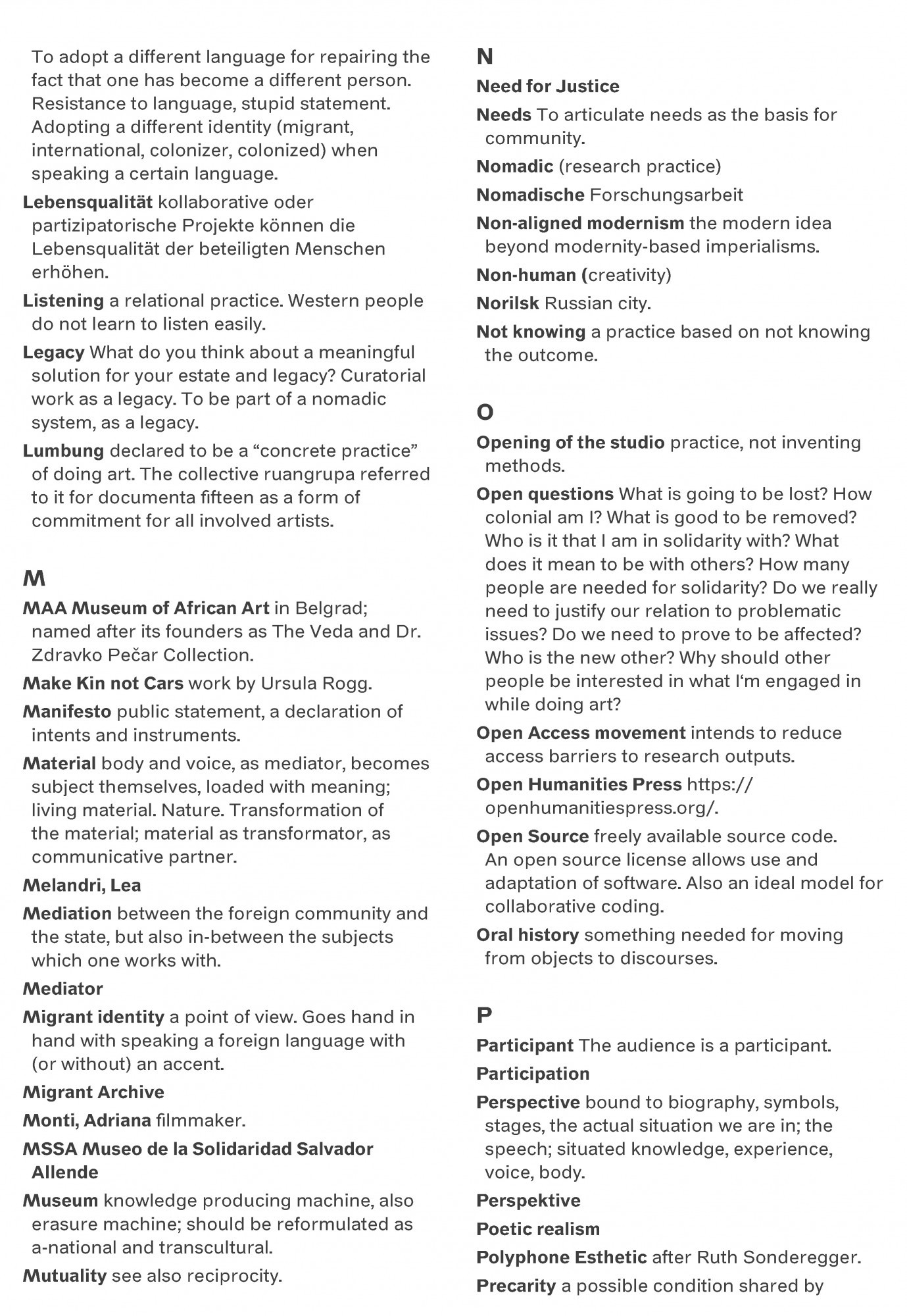 Solidarity of Art a-national and transcultural (WT) | arte e parte